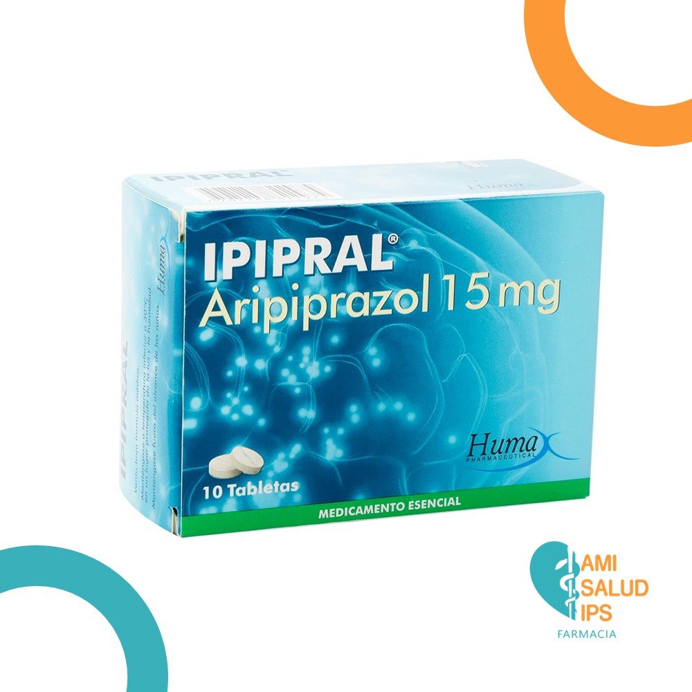 IPIPRAL ARIPIPRAZOL 15MG C*10 TABLETAS HUMAX - FARMACIA AMI SALUD IPS