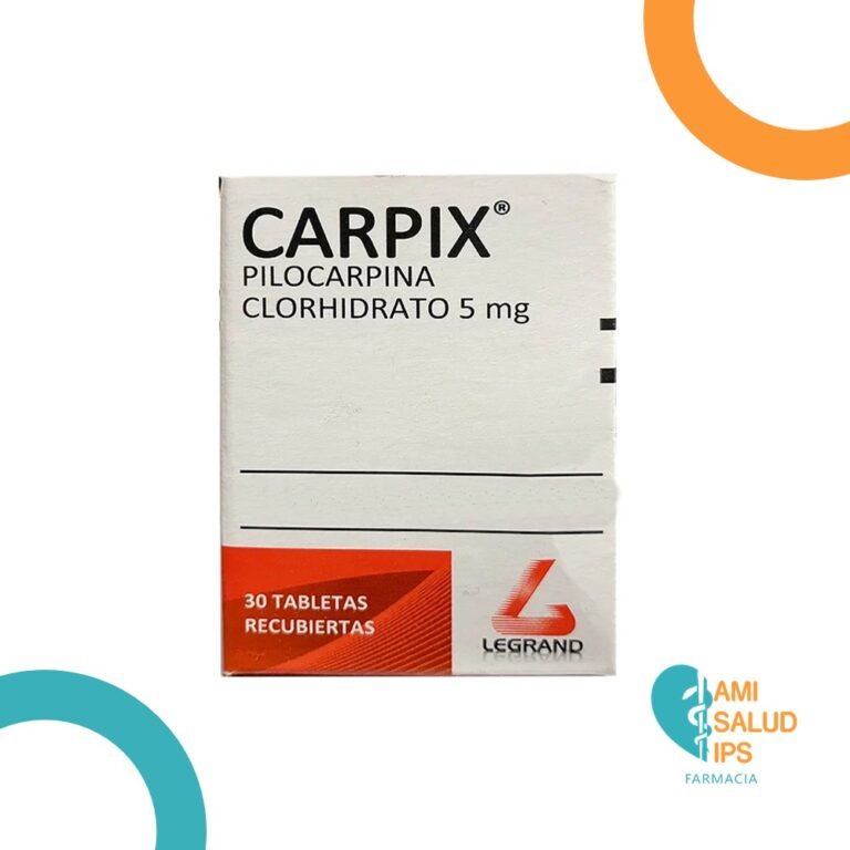 PILOCARPINA CLORHIDRATO 5MG TABLETA RECUBIERTA CARPIX - FARMACIA AMI ...