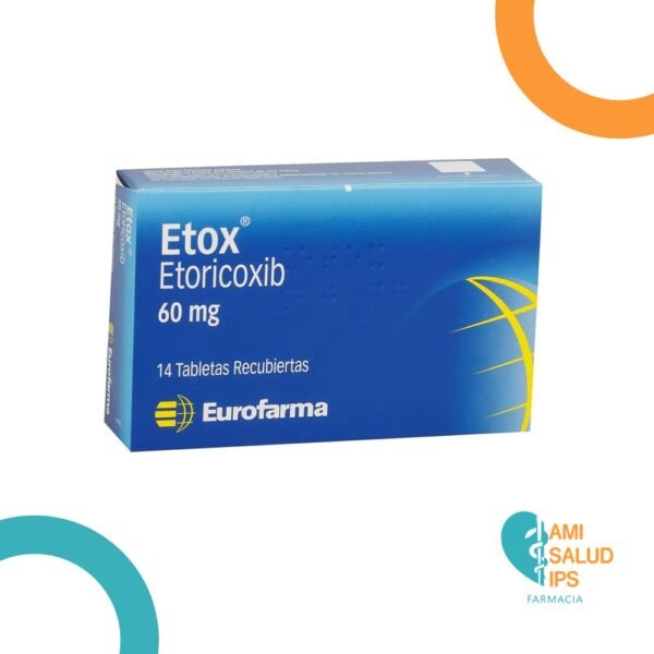 ETORICOXIB 60MG TABLETA RECUBIERTA ETOX - FARMACIA AMI SALUD IPS