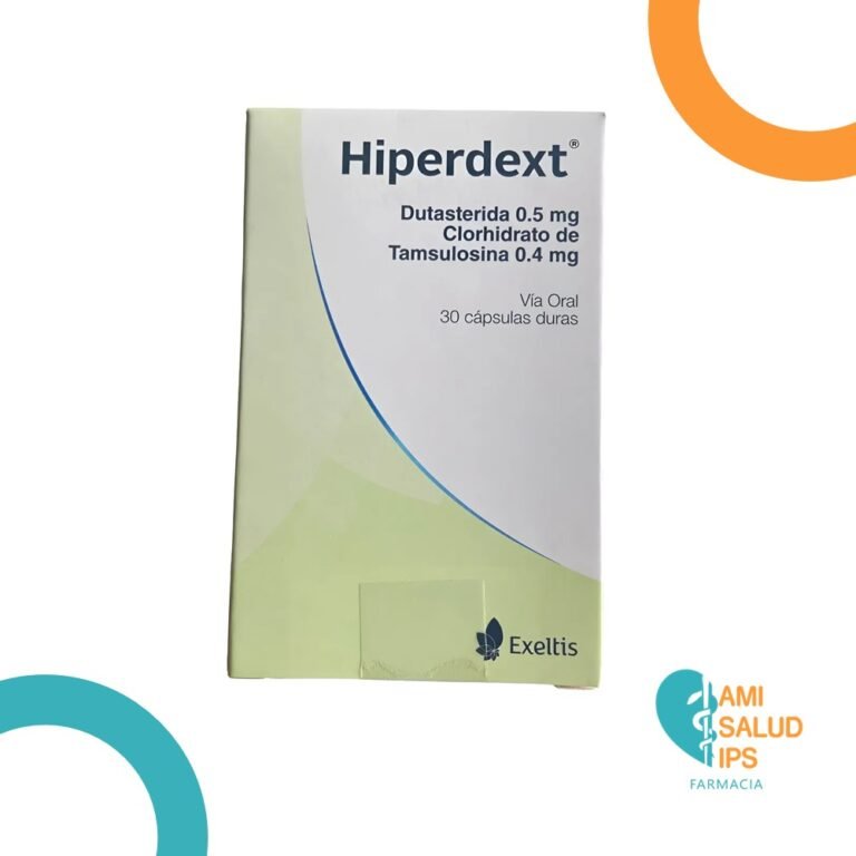 HIPERDEXT DUTASTERIDE 0.5MG, TAMSULOSINA 0.4MG FRASCO*30 CAPSULAS DURAS ...