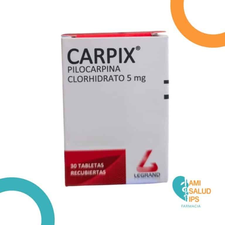 PILOCARPINA CLORHIDRATO 5MG TABLETA RECUBIERTA CARPIX - FARMACIA AMI ...
