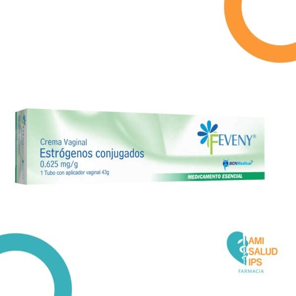 ESTROGENOS CONJUGADOS 0.625MG CREMA VAGINAL TUBO*43G FEVENY - FARMACIA ...