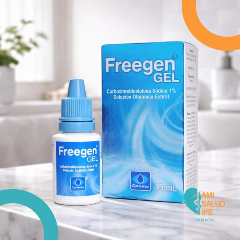 FREEGEN GEL CARBOXIMETILCELULOSA 1% SOLUCION OFTALMICA FRASCO*15ML ...
