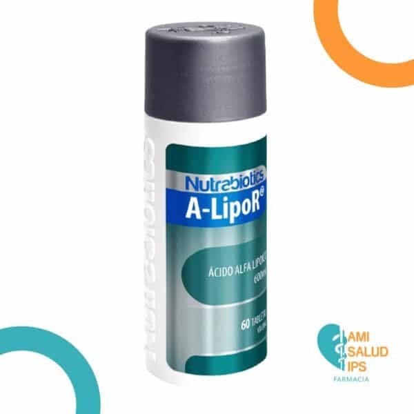 A-LIPOR P.O ACIDO TIOCTICO ALFALIPOICO 600MG TAB FCOX60 – NUTRABIOTICS ...