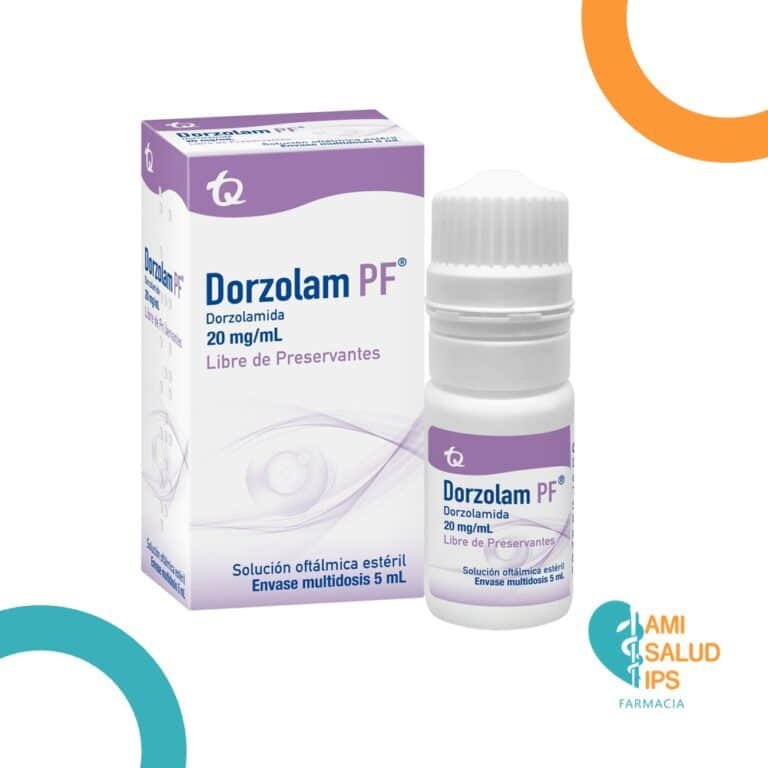 DORZOLAM PF DORZOLAMIDA 2% SOLUCION OFTALMICA FRASCO*5ML TQ - FARMACIA ...